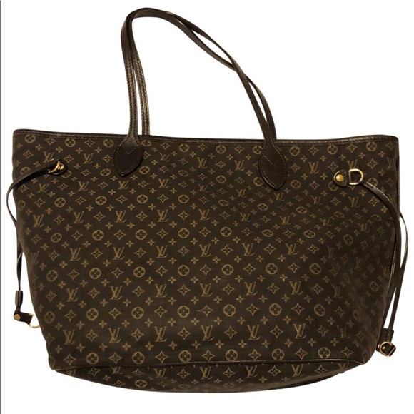 Louis Vuitton | Bags | Louis Vuitton Ebene Mini Lin Idylle Neverfull ...